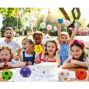 32 Pack Mini Fidget Spinners Soccer Ball Toys Party Favors for Kids, Goodie Bags Stuffers, Classroom Prizes, Pinata Filler, Birthday Return Gifts,Treasure Box Bulk Toys