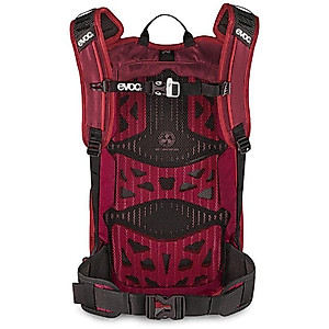 EVOC Stage 12L Carbon Grey-Chili Red Hydration Bag Backpack w/o Bladder