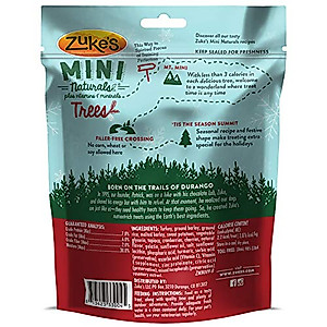Zuke's Mini Naturals Trees Dog Training Treats Turkey and Cranberry Recipe, Soft Dog Treats - 5 oz. Bag