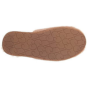 UGG Women's Fluffette Slipper, Chestnut/Natural, 8