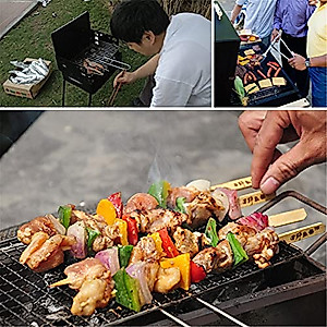 XIONGGG Charcoal Barbecues BBQ Grill Rack, Folding Portable Smoker Grill Racks for Outdoor, Travel, Picnic, Camping, Garden Summer Party