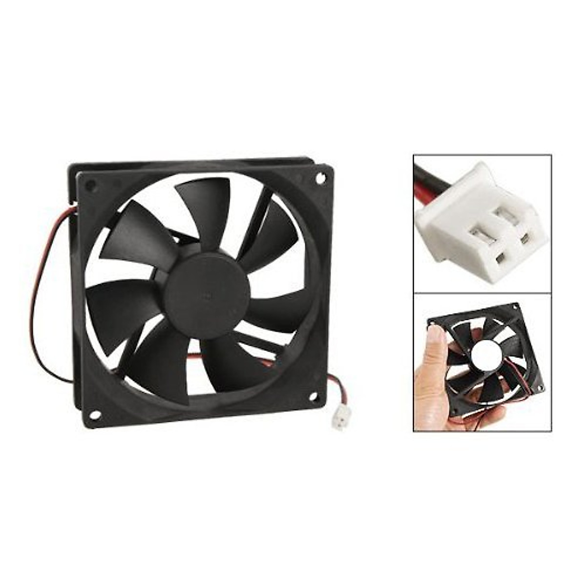 URBEST® 90mm x 25mm DC 12V 2Pin Cooling Fan for Computer Case CPU Cooler