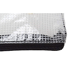 Creative Mark Plastic Mesh Zipper Bag Medium-Large 10x14"