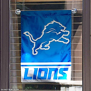 WinCraft Detroit Lions Double Sided Garden Flag