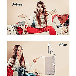 Stock Your Home Single Foldable Clothing Rack, Wall-Mounted Retractable Clothes Hanger for Laundry Dryer Room, Hanging Drying Rod, Small Collapsible Folding Garment Racks, Dorm Accessories (White)