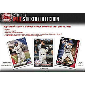 2019 Topps Baseball MLB Stickers Box (50 Packs/4 Stickers)
