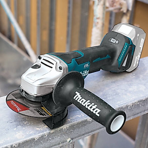 Makita XAG10Z 18V LXT® Lithium-Ion Brushless Cordless 4-1/2" Paddle Switch Cut-Off/Angle Grinder, with Electric Brake, Tool Only