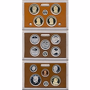 2011 S U.S. Mint 14-coin Clad Proof Set - OGP box & COA Proof