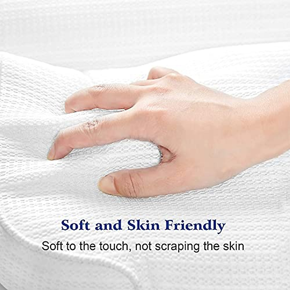 OMYSTYLE Bath Pillow for Tub, Bathtub Pillows with Soft 5D Air Mesh & 5 Large Suction Cups, Quick Dry Spa Bath Pillow for Neck, Head, Shoulder and Back Support - Soft, Non-Slip, Extra Thick