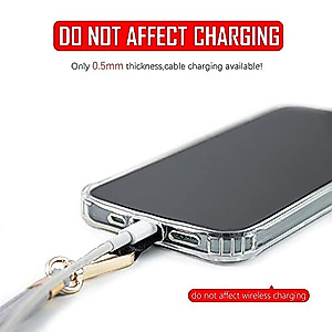 OLi Universal Shoulder Chain Cord Strap Cord for All Mobile Phone Cases Black Cord