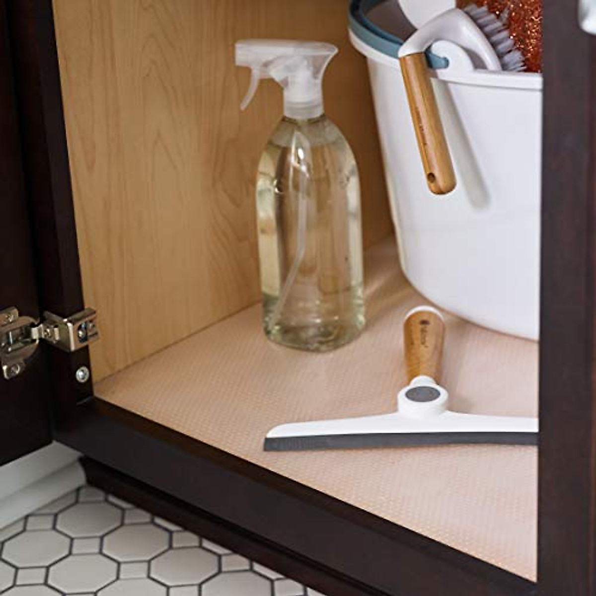 Duck Brand Clear Classic Easy Liner Shelf Liner, Non-Adhesive, Clear, 24 Inches x 10 Feet