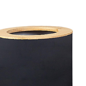 IEUDNS Bathroom Trash Can Bathroom Accessory Fashionable Easy to Clean Small Size Small Wastebasket Garbage Can for Bathroom Bedroom Home Desktop, Black