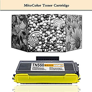 1-Pack Black Compatible Toner Cartridge Replacement for Brother TN550 TN-550 TN550BK High Yield to use with HL-5370DW, HL-5340D, DCP-8060, DCP-8065DN, HL-5240, HL-5250DN, MFC-8660DN Printer