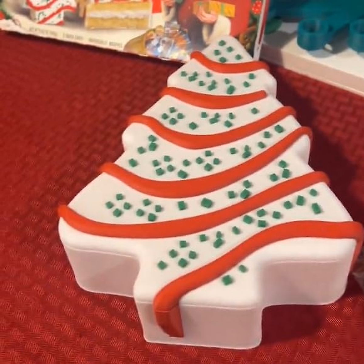 Christmas Tree Cake Storage, Christmas Food Storage, Christmas Candy Snack Storage Decoration, Candy Christmas Tree Box,Christmas Tree Can Put All Christmas Tree Cakes In A Beautiful Decorative (1)