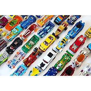Hot Wheels Toy Trucks & Cars, 50-Pack, Set of 50 1:64 Scale Individually Packaged Vehicles, Instant Collection (Styles May Vary) (Amazon Exclusive)