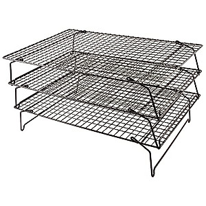 Tala 3 Tier Cake Cooling Rack Non Stick, Black