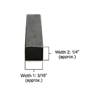 The ROP Shop Compatible Keyway/Keystock Replacement for Briggs & Stratton, Honda, Tecumseh 3/16"