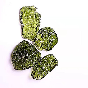 Green Natural Moldavite Meteorite Crystal Woman Man Pendant AAAA 25x15x8mm