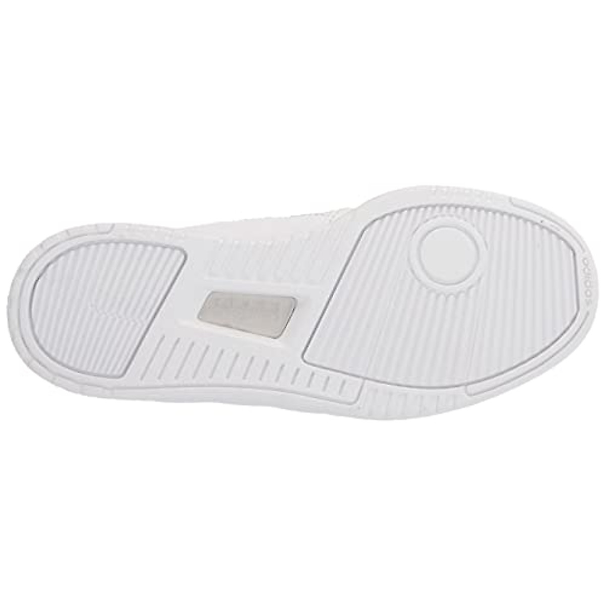 adidas Women's Postmove Mid Basketball Shoe, White/White/Grey One, 8.5