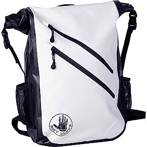 Body Glove Seaside Waterproof Floatable Backpack-White, One Size