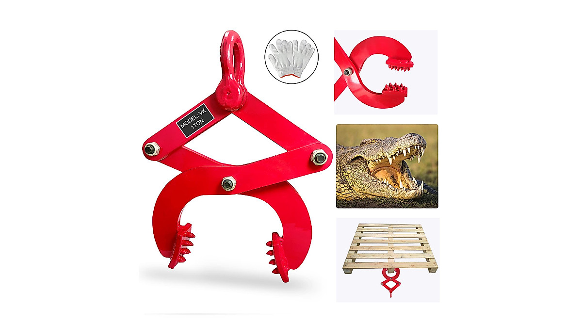 Pallet Puller 1T/2205lbs Capacity Heavy Duty Steel Single Scissor for ...