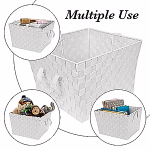 Simplify Large Woven Strap Tote, HeatherGrey, Large Tote