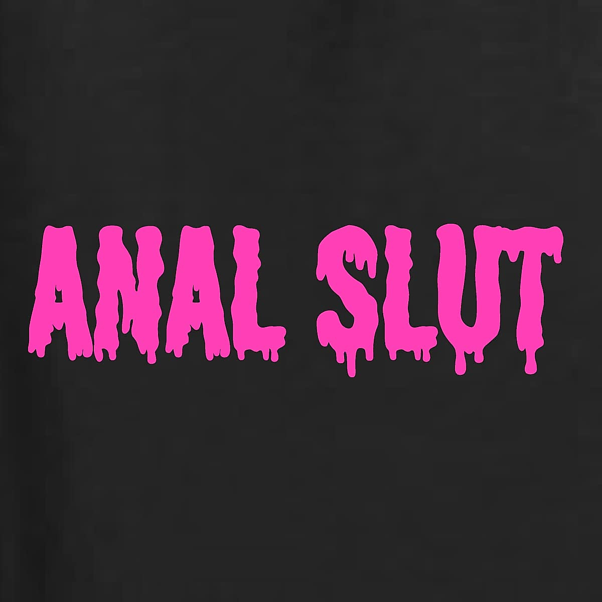 Wild Bobby Neon Anal Slut Sexy Naughty Slutty Women's Cotton Spandex Booty Shorts, Black, Large