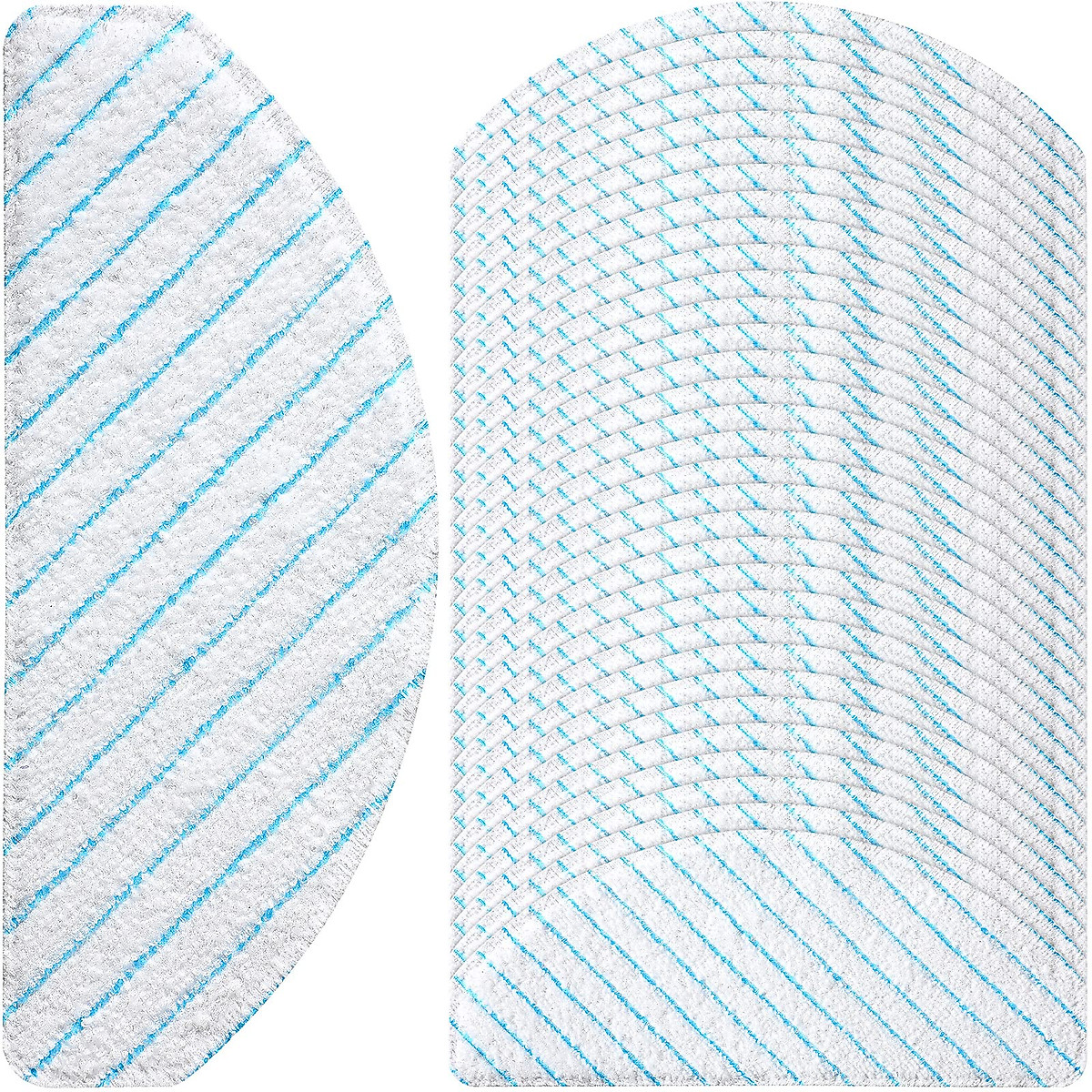 100 Packs Disposable Mop Pads Replacement Mopping Cloths Pads Compatible with T9 /T9+ /T8 /T8+ /T8 AIVI /N8 /N8 Pro /N8 Pro+ Robot Vacuum Cleaner