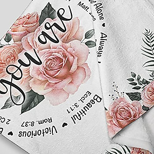 UMACVN Birthday Gifts for Women, Mom, Friend - Christian Gifts for Women - Inspirational Gifts for Women, Spiritual Gifts for Women - Religious Gifts for Women Fleece Blanket