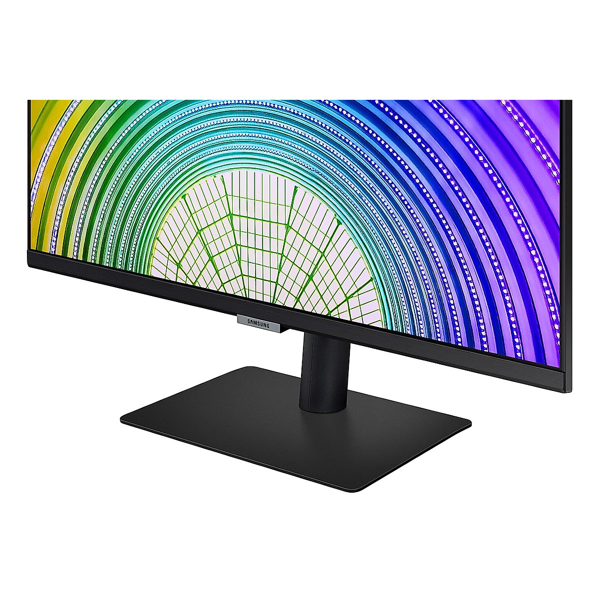 SAMSUNG S60UA Series 24 Inch QHD 2540x1440 Computer Monitor, IPS 75 Hz HDR10 USB-C, DP Daisy Chain, HDMI, USB 3.0 Hub 3-Yr WRNTY (LS24A600UCNXGO)