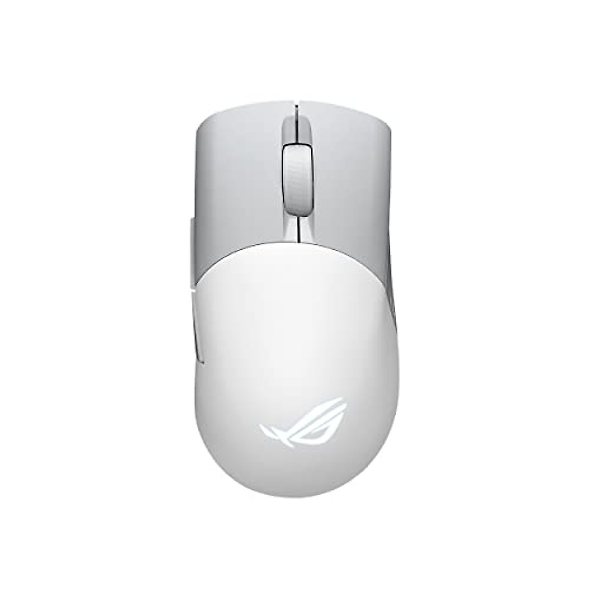 Asus ROG Keris Wireless AimPoint Gaming Mouse, Tri-mode connectivity (2.4GHz RF, Bluetooth, Wired), 36000 DPI sensor, 5 programmable buttons, ROG SpeedNova, Replaceable switches, Paracord cable, White