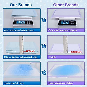 Cat Litter Pads Superior Absorbent 25 Count Generic Refill Compatible with Tidy Cat Breeze Litter System 16.9x11.4 Inch Enhanced Odor Control