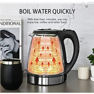 Malicksnd Electric Kettle Water Boiler Tech & amp, Heater Cordless