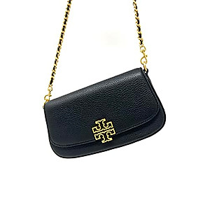 Tory Burch 138772 Britten Convertible Crossbody Bag in Black