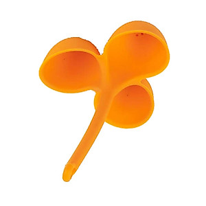 Cabilock 3pcs Egg Poaching Cups Silicone Egg Poacher Holder Microwave Stovetop Egg Poacher Rack for Home Kitchen (Random Color)