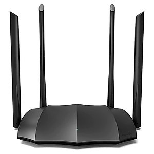 Tenda AC1200 Gigabit WiFi Router - Dual Band High Speed Wireless Internet Router, 3xWAN/LAN Gigabit Ports, 4x6dBi Antennas, MU-MIMO, Beamforming, IPv6, Guest WiFi, AP Mode(AC8)