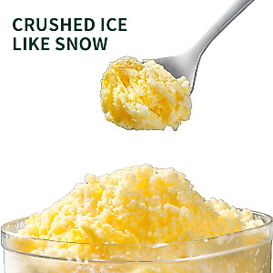 Choxila Shaved Ice Maker & 3 Ice Molds, Ice Crushed Maker Shaved Ice Machine with 3 Ice Molds Set