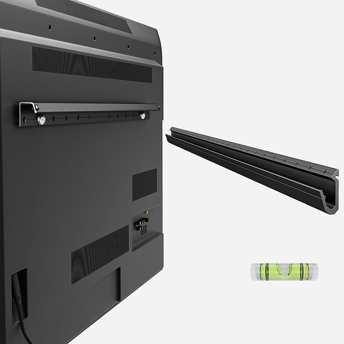 KAMIWI Stud Free TV Mount, No Stud TVs Wall Mount for 32-75 Inch TVs, Heavy Duty Drywall TV Bracket Max Vesa 600x400mm, Max Load Capacity 150 Lbs, Easy to Install