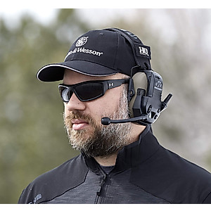 HQ ISSUE Walker's Razor Slim Low Profile Electronic Ear Muffs with Walkie Talkie, Shooting Hearing Protection 2 Pack Flat Dark Earth