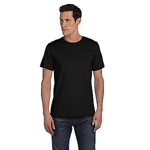 Canvas 3001U Unisex Short-Sleeve Jersey T-Shirt - Black - XX-Large