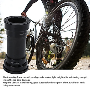 Alomejor Bike BB Bottom Bracket, BB BB92 Dub Crankset Bearing Press Fit Bottom Bracket for Mountain Road Bike