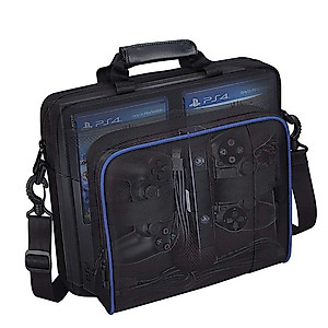 Carrying Case for PS4, New Travel Storage Carry Case, Playstation Protective Shoulder Bag Handbag for PS4 PS4 Slim System Console and Accessories