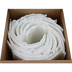 Unicel FG1004 Universal Vertical Full Grid DE Filter Replacement with 48 Square Feet of Filtration Media for Pool DE Filter Grids (8 Pack)