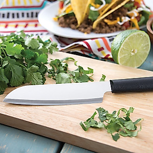 Rada Cutlery Cook’s Starter Kit 4-Piece Set – Includes Super Parer, Cook’s Knife, Cook’s Utility Knife With Black Stainless Steel Resin Knife Handles Plus Quick Edge Knife Sharpener