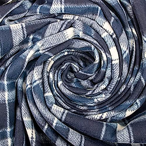 50x60 Throw Blankets, Plaid Fleece Throw Blankets for Bedroom, Couch, Livingroom, Chair, Pets, Outdoors