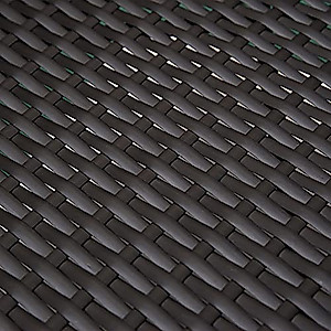 Outsunny 2 PCS Rattan Wicker Dining Chairs with Cushions and Anti-Slip Foot, Patio Stackable Chairs Set for Backyard, Garden, Lawn, Dark Coffee