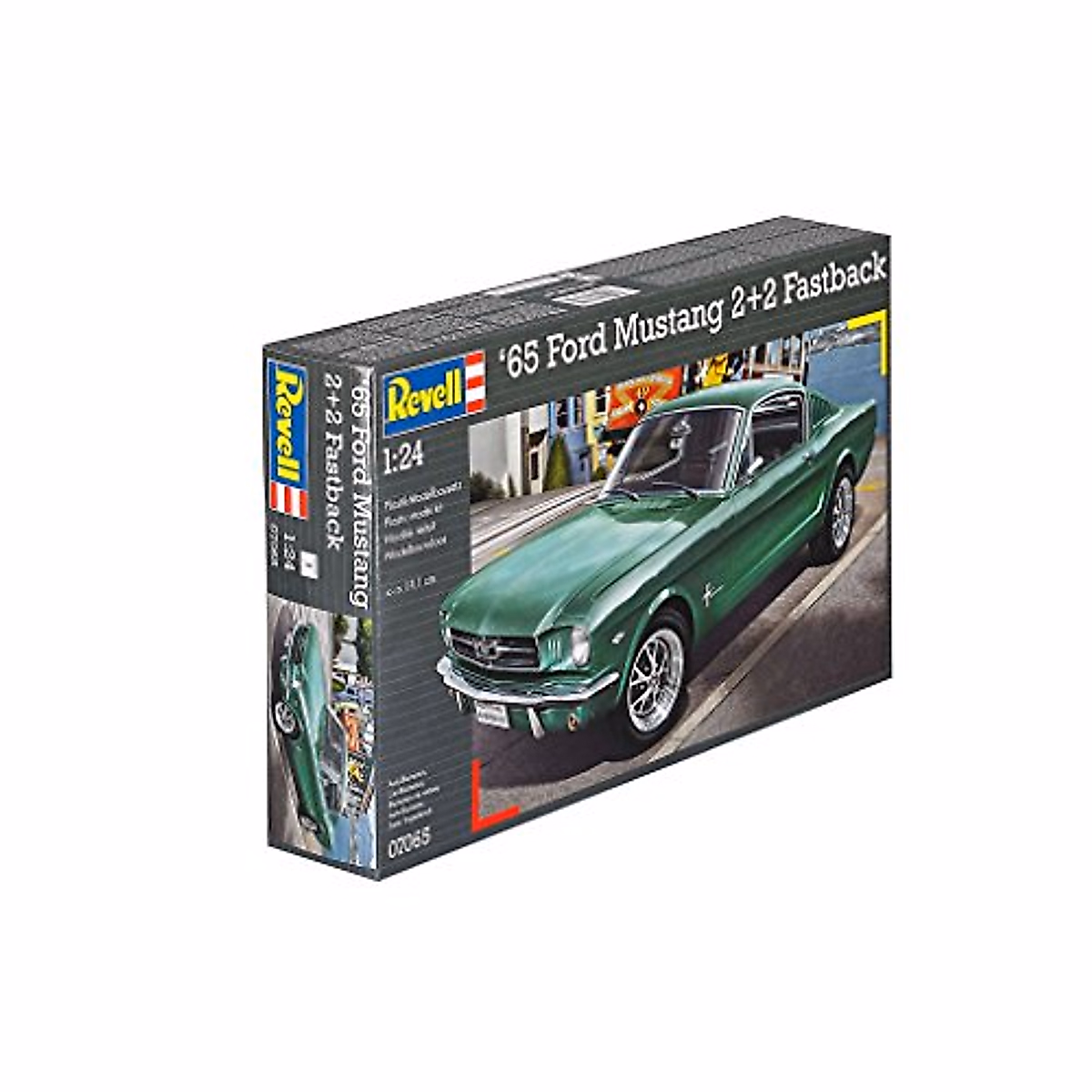 Revell Germany 1965 Ford Mustang 2+2 Fastback Plastic Model Kit (1/25 Scale)