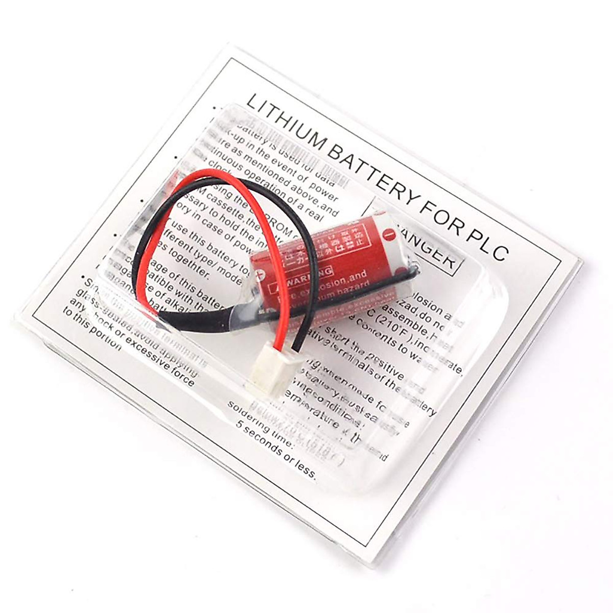 ILAVSUN PM-20BL ER3 for F940 PLC Touch Screen Backup Battery with Plug Replacement Lithium Battery 3.6V 1100MAH (4pack)