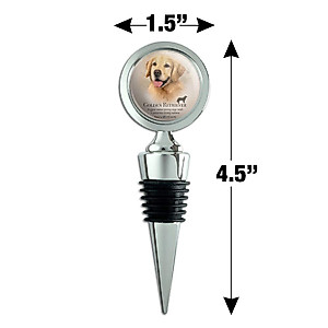 Golden Retriever Dog Breed Wine Bottle Stopper
