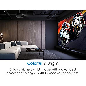Optoma UHD51A 4K UHD Smart Home Theater Projector, Works with Amazon Alexa & Google Assistant